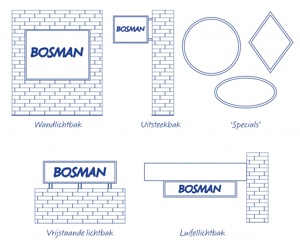 Lichtbakken en lichtreclame - Bosman Letters & Reklame